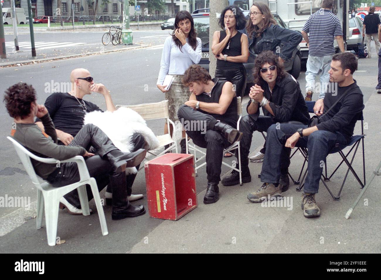 Milan Italy 07/07/1999: Pau - Paolo Bruni singer,Mac -Cesare Petricich ...