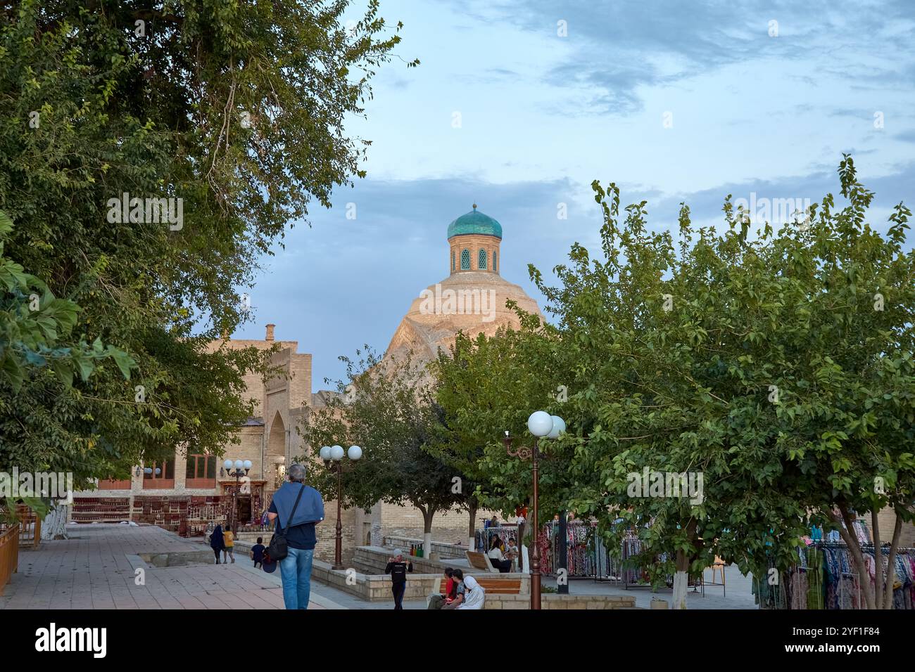 BUKHARA,UZBEKISTAN;SEPTEMBER,19,2024:The Toqi Sarrofon Dome, also known ...