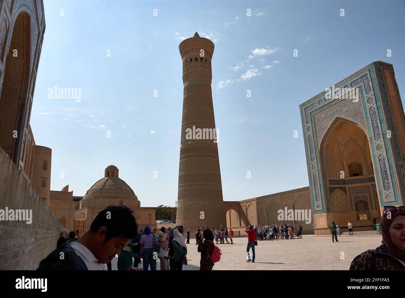 BUKHARA,UZBEKISTAN;SEPTEMBER,19,2024:The Po-i-Kalyan Mosque Complex ...
