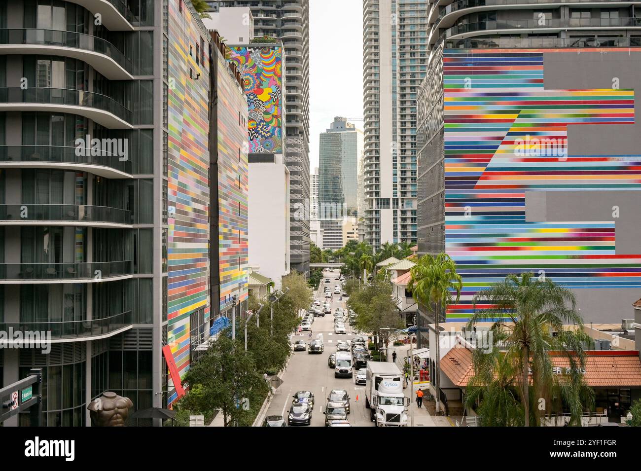 Downtown miami usa aerial view hi-res stock photography and images - Alamy