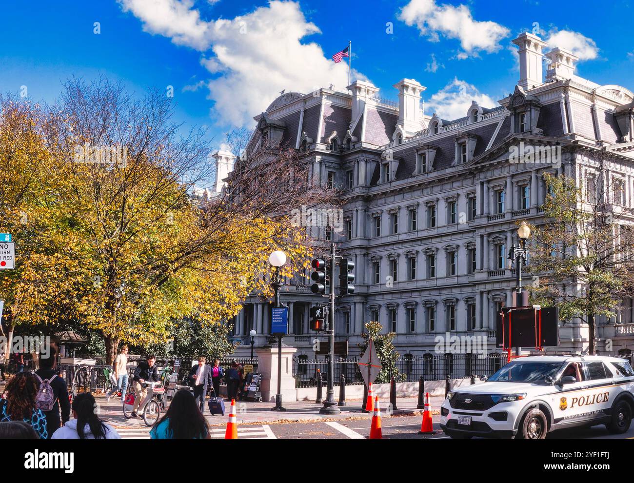 Dwight d eisenhower executive office building washington hi-res stock ...