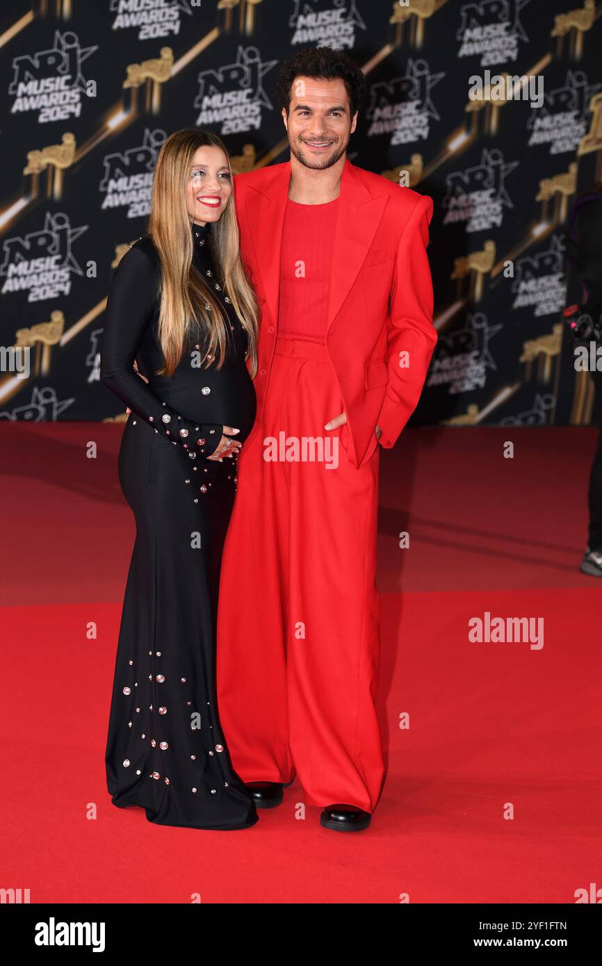 Amir, wife Lital Haddad attends the 26th NRJ Music Awards 2024 Red ...