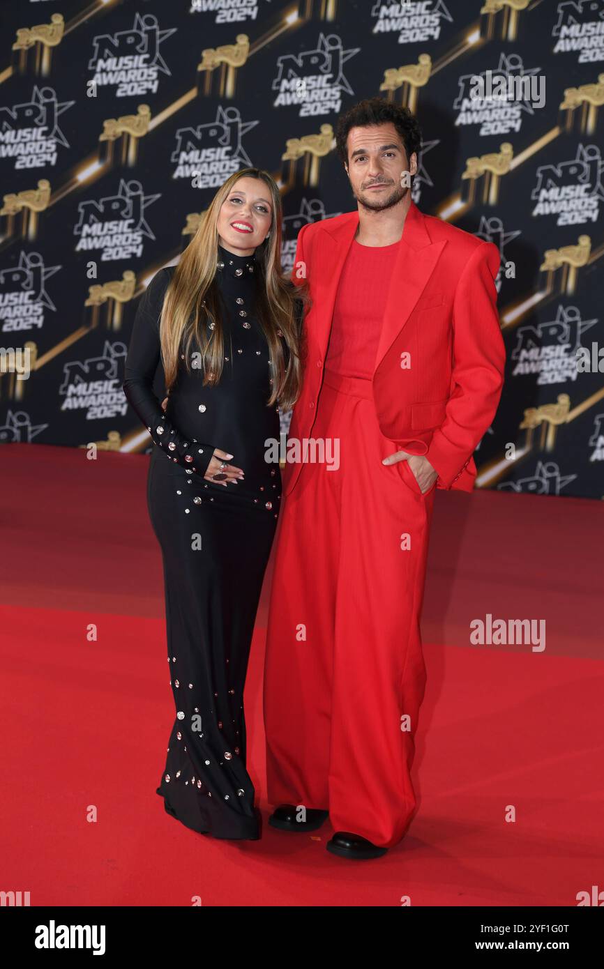 Amir, wife Lital Haddad attends the 26th NRJ Music Awards 2024 Red ...