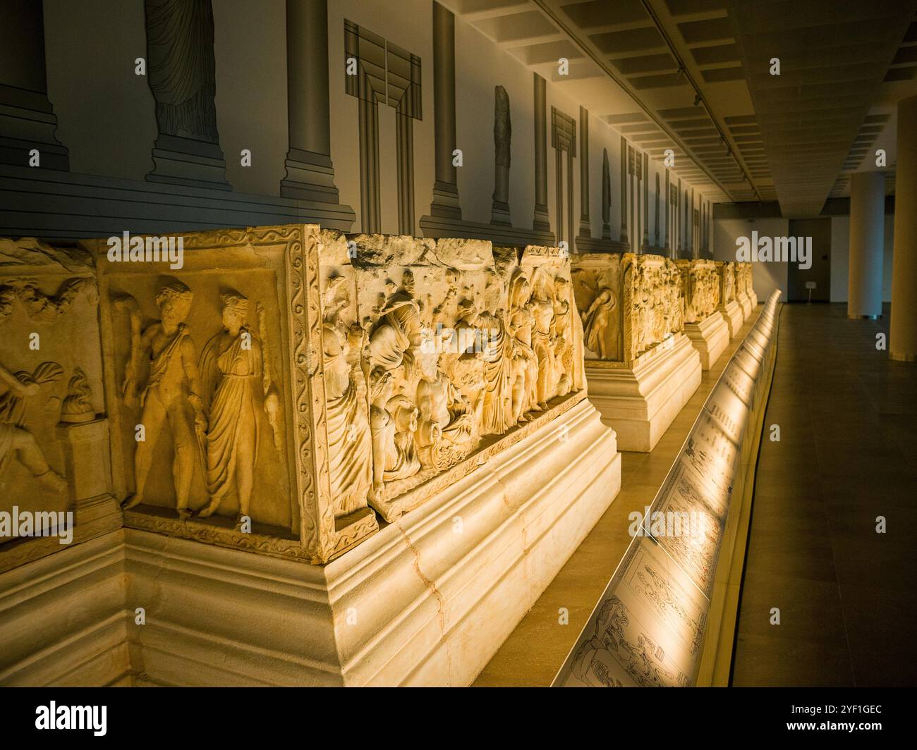 Aydin Archaeological Museum. The Museum contains statues, tombs ...