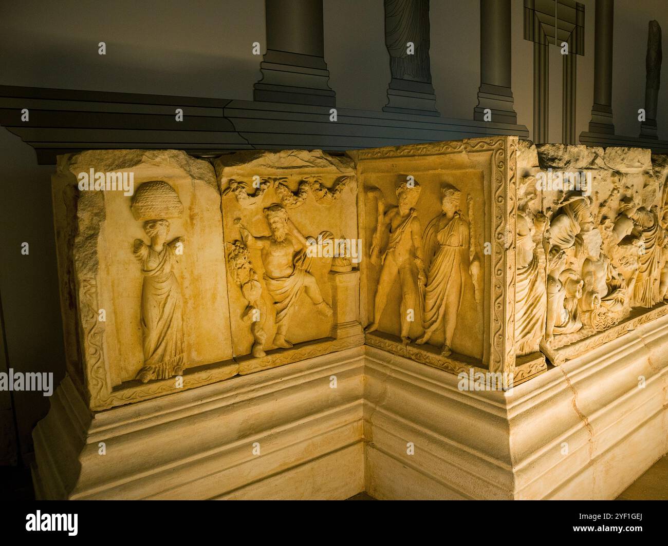 Aydin Archaeological Museum. The Museum contains statues, tombs ...