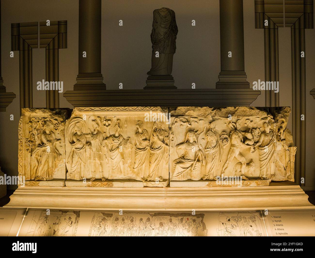 Aydin Archaeological Museum. The Museum contains statues, tombs ...