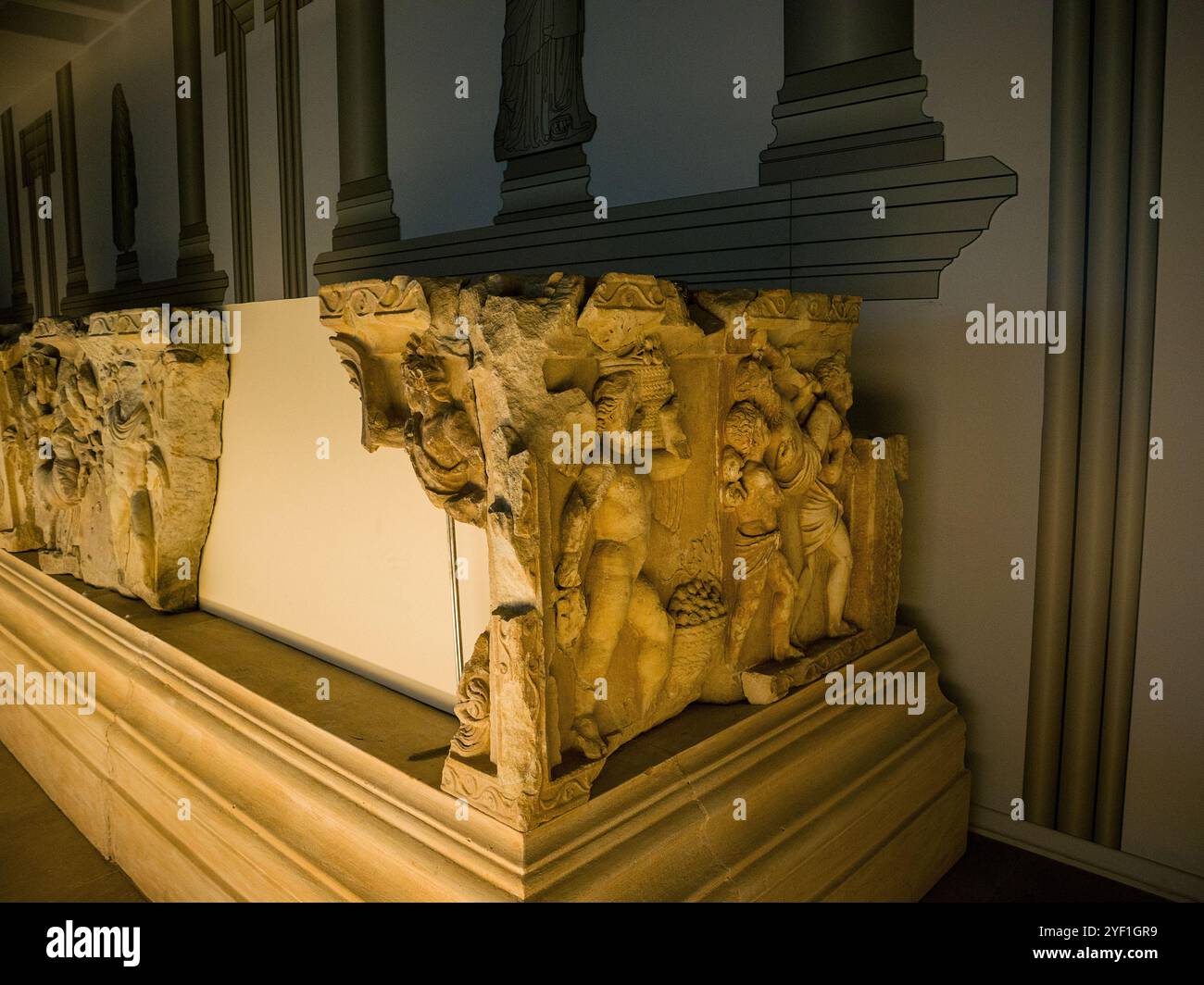 Aydin Archaeological Museum. The Museum contains statues, tombs ...