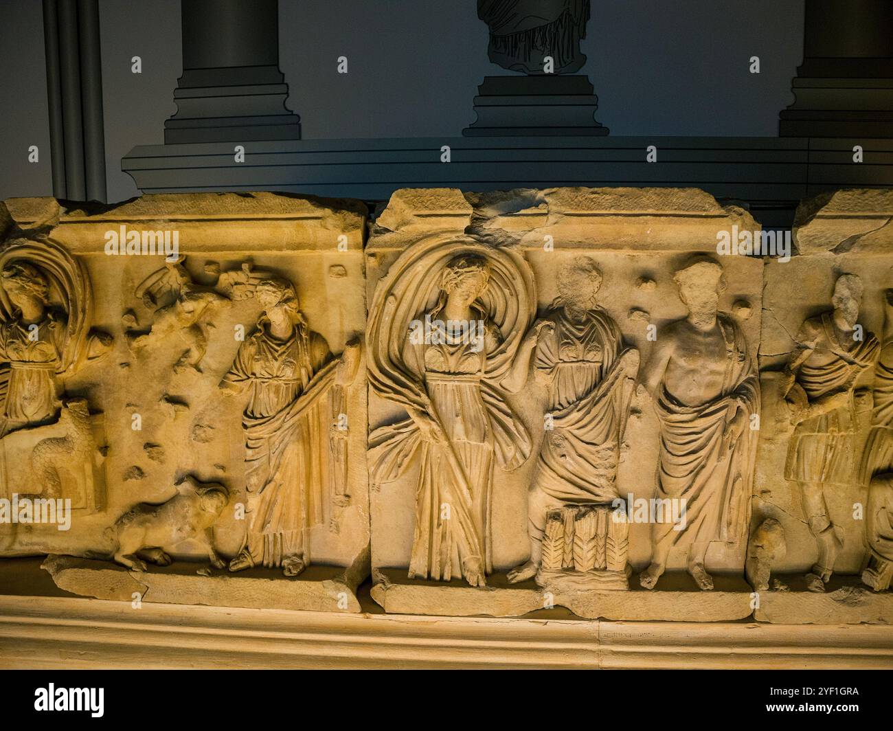 Aydin Archaeological Museum. The Museum contains statues, tombs ...