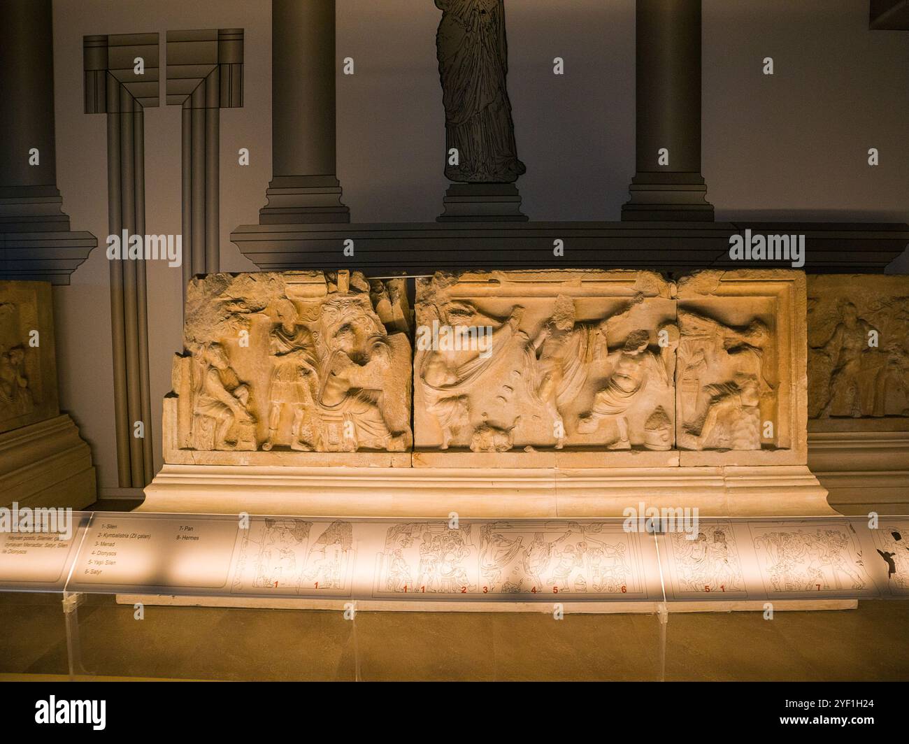 Aydin Archaeological Museum. The Museum contains statues, tombs ...