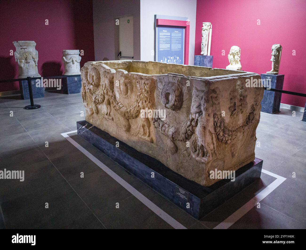 Aydin Archaeological Museum. The Museum contains statues, tombs ...