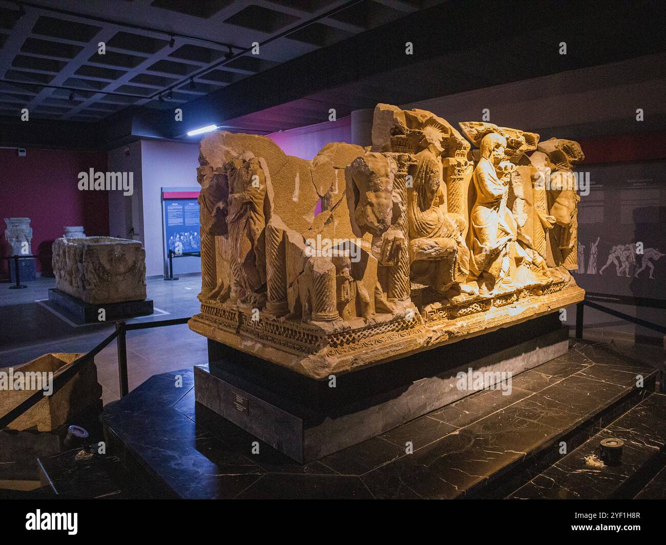 Aydin Archaeological Museum. The Museum contains statues, tombs ...