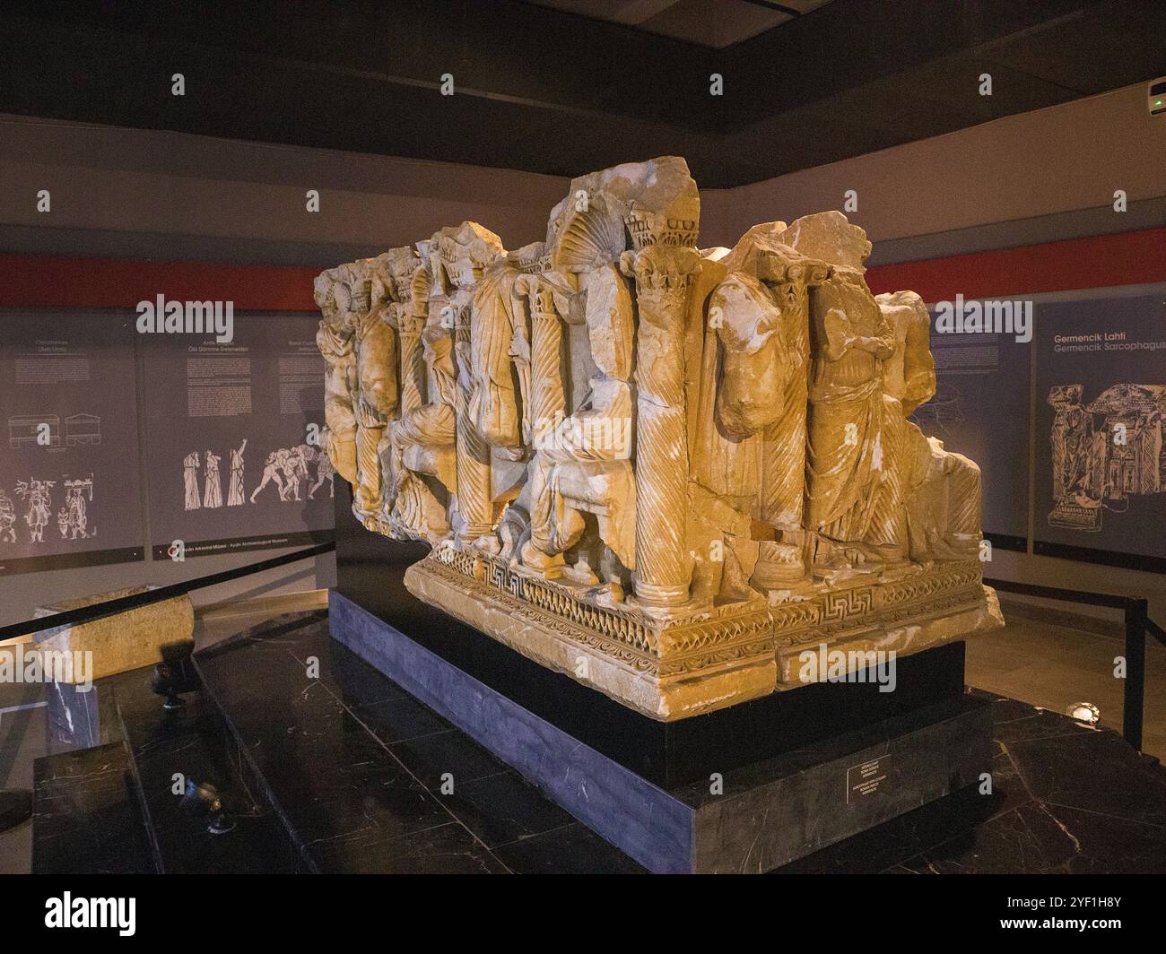 Aydin Archaeological Museum. The Museum contains statues, tombs ...