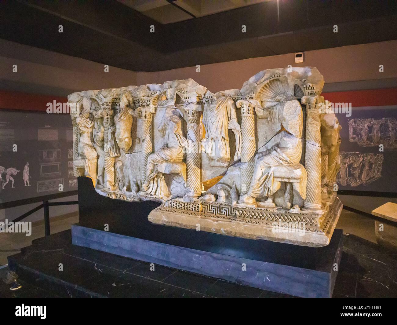 Aydin Archaeological Museum. The Museum contains statues, tombs ...