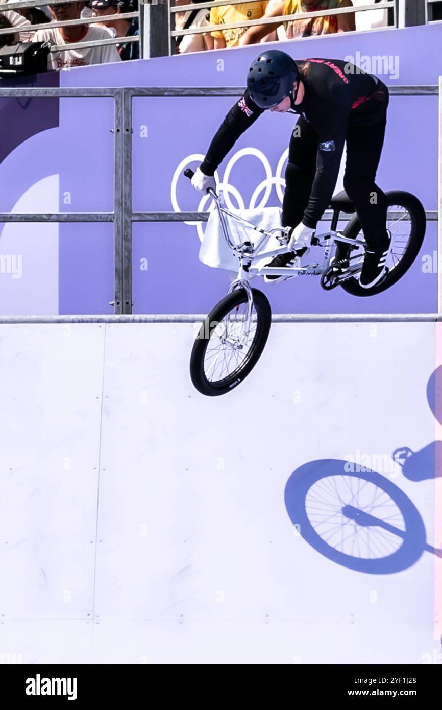 Kieran Reilly (GBR) wins the gold medal in the Cycling BMX Freestyle ...