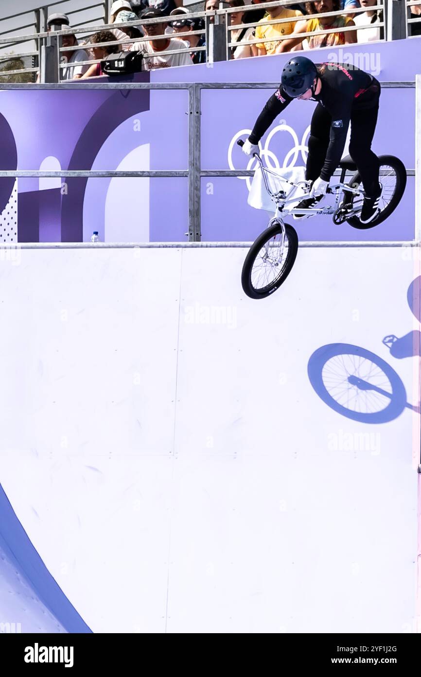 Kieran Reilly (GBR) wins the gold medal in the Cycling BMX Freestyle ...