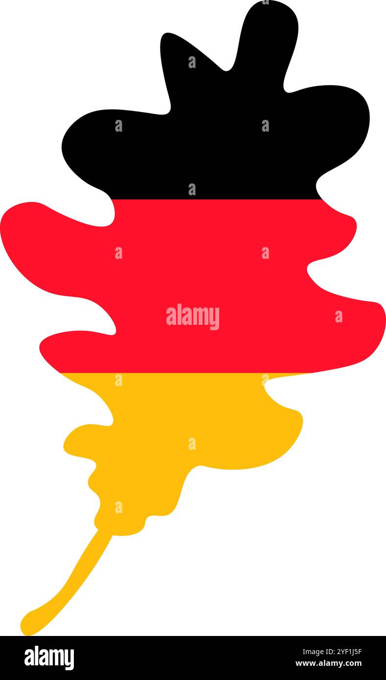 Oak leaf flag Stock Vector Images - Alamy