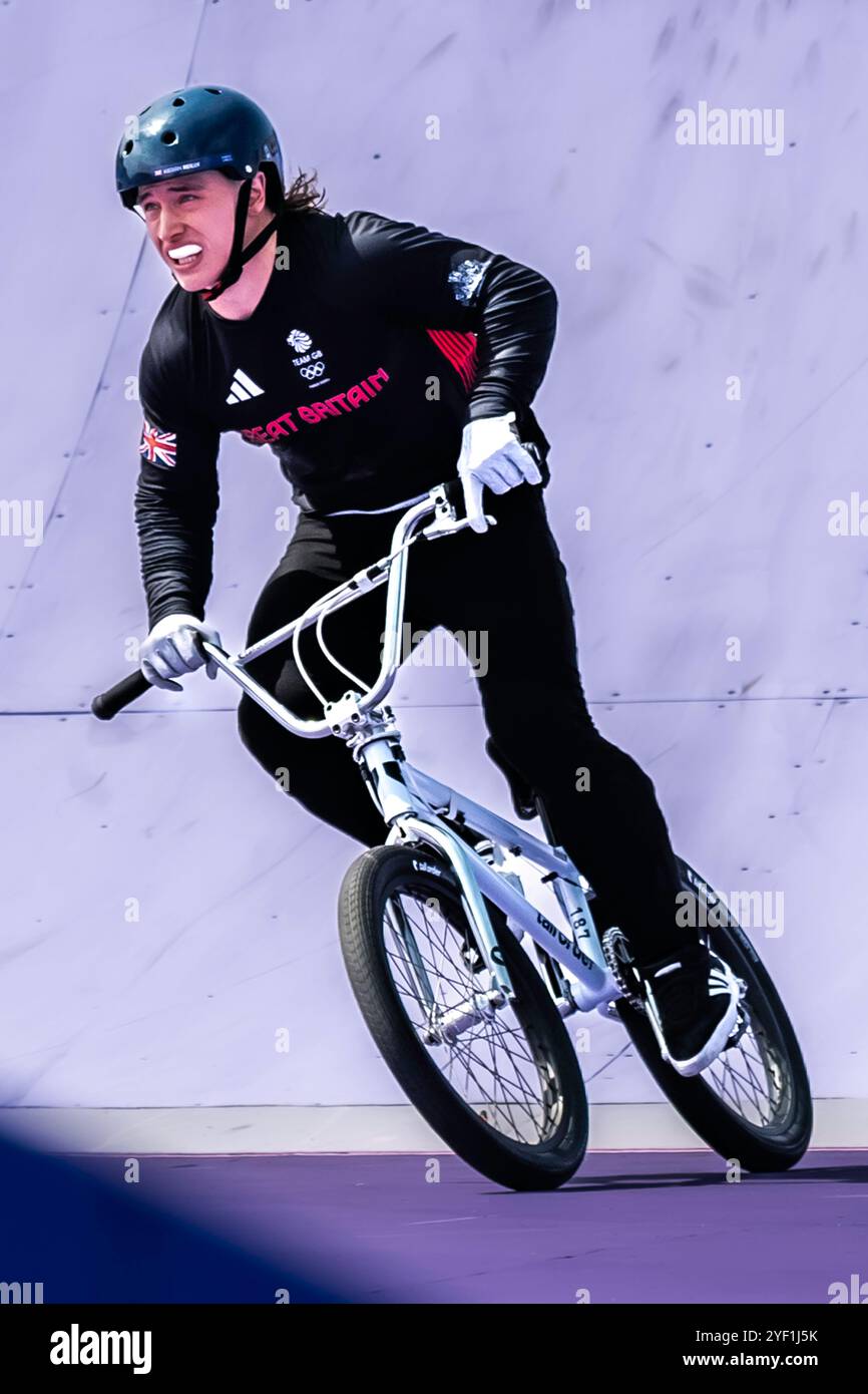 Kieran Reilly (GBR) wins the gold medal in the Cycling BMX Freestyle ...