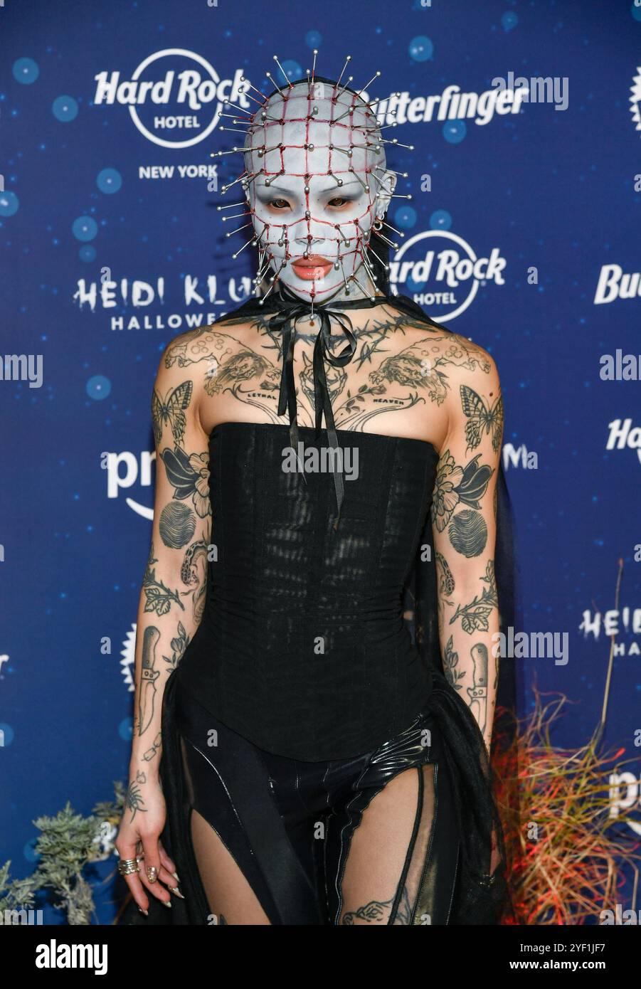 Sarah Ying-Mae Pang attends Heidi Klum's 23rd annual Halloween party at ...