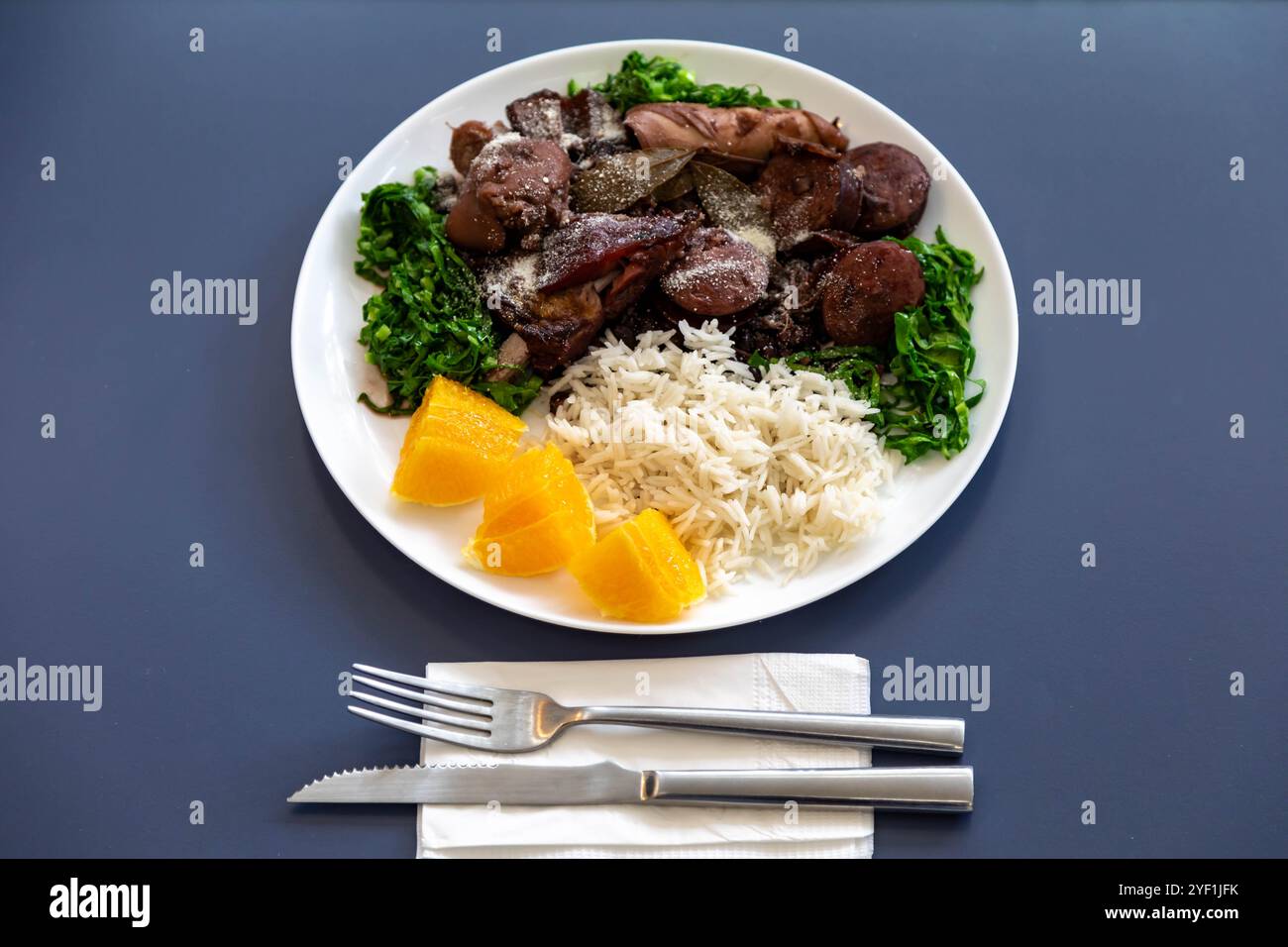 The best complete traditional Brazilian feijoada Stock Photo - Alamy