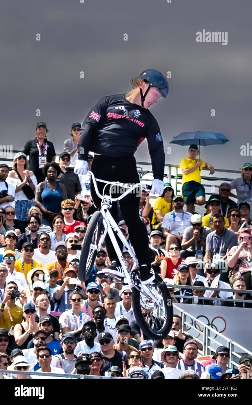 Kieran Reilly (GBR) wins the gold medal in the Cycling BMX Freestyle ...