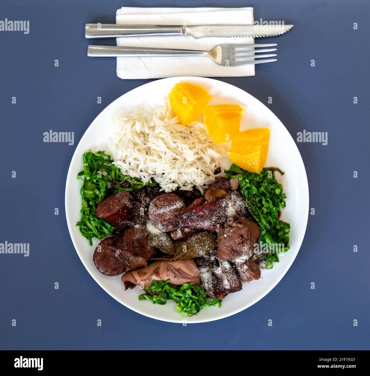 The best complete traditional Brazilian feijoada Stock Photo - Alamy