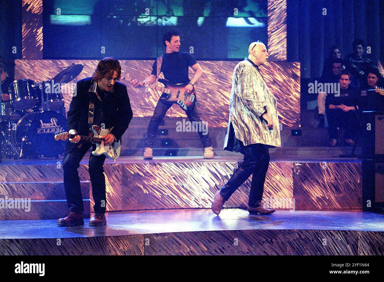 Milan Italy 05/03/1999: Pau - Paolo Bruni singer,Mac -Cesare Petricich ...