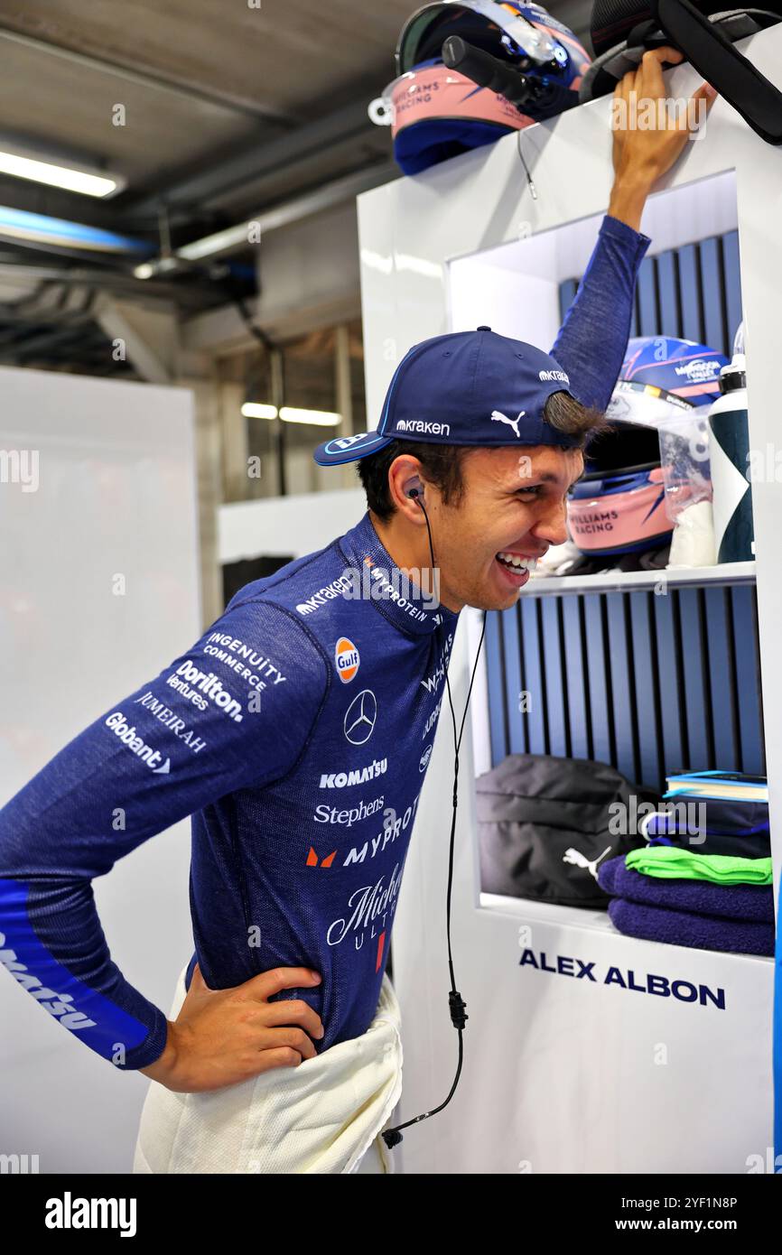 Sao Paulo, Brazil. 02nd Nov, 2024. Alexander Albon (THA) Williams ...