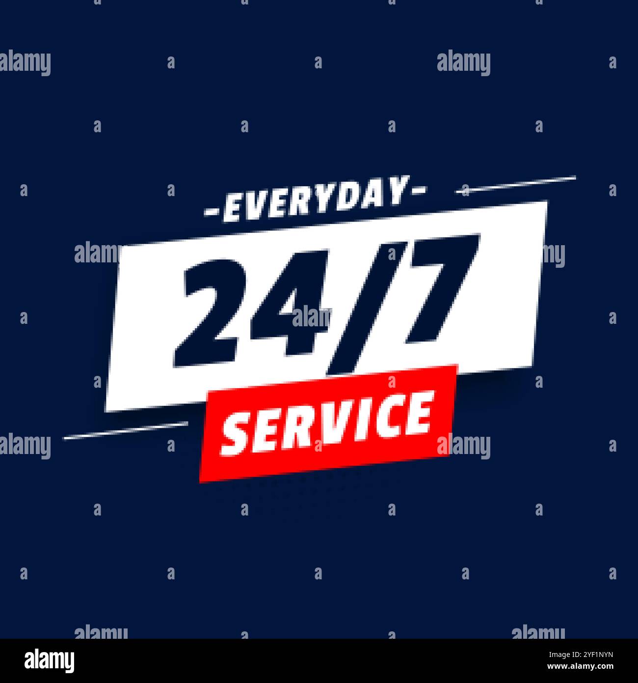 everyday 24 hours service background design Stock Vector Image & Art ...