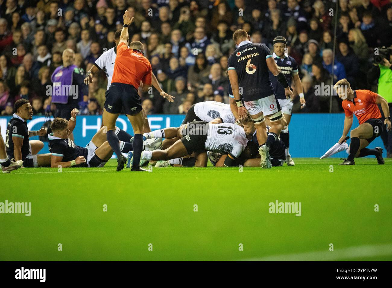 Edinburgh, Scotland, United Kingdom, 1st November 2024 - Isaiah ...