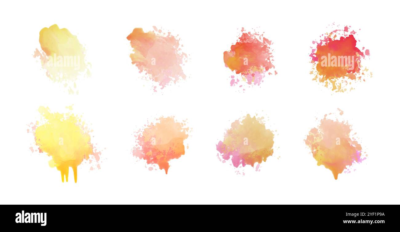 Stain set Stock Vector Images - Alamy