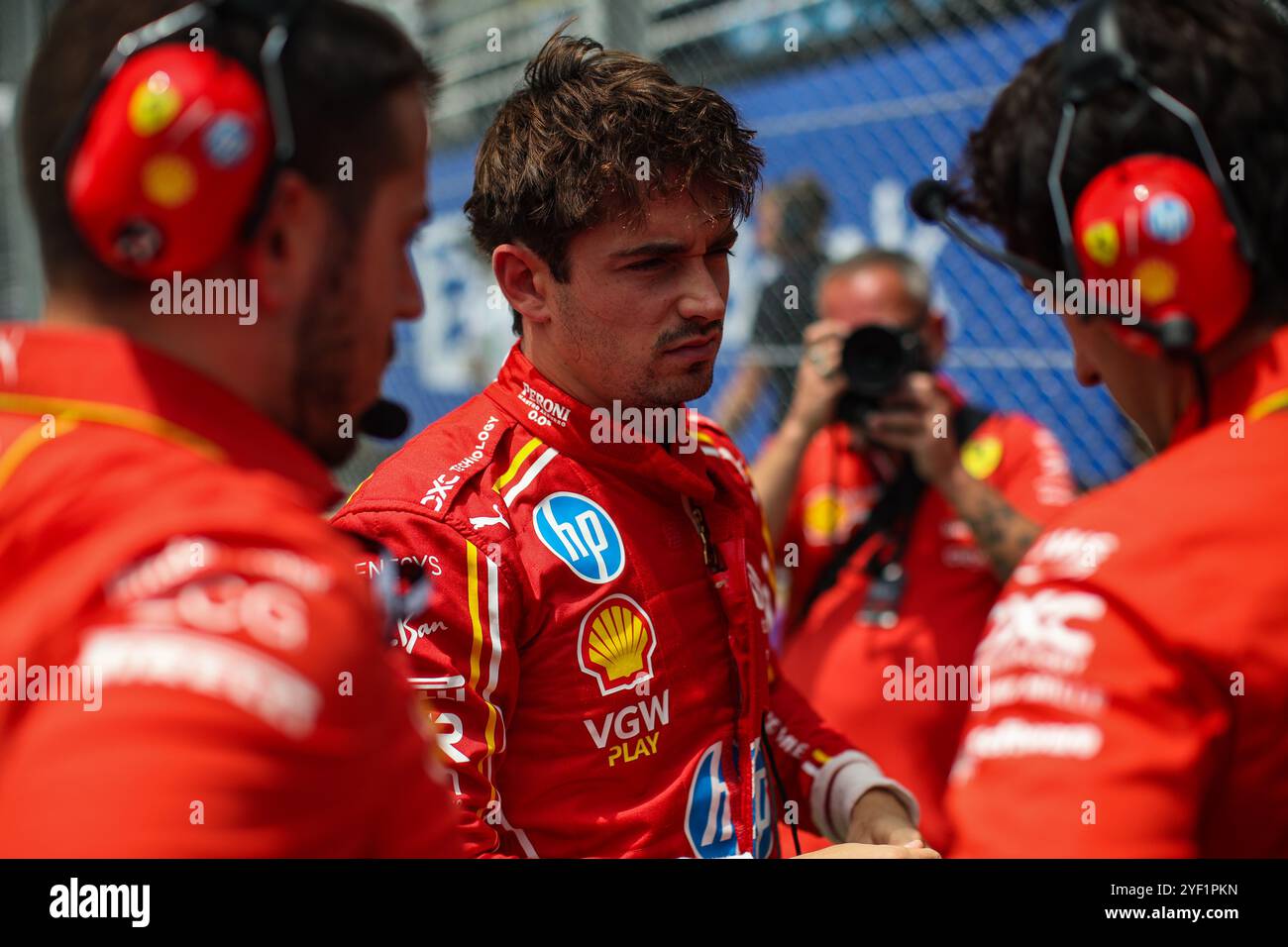 LECLERC Charles (mco), Scuderia Ferrari SF-24, portrait during the ...