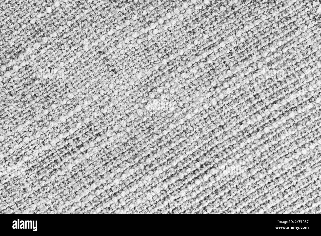 Jacquard diagonal woven coarse weave texture upholstery white fabric ...