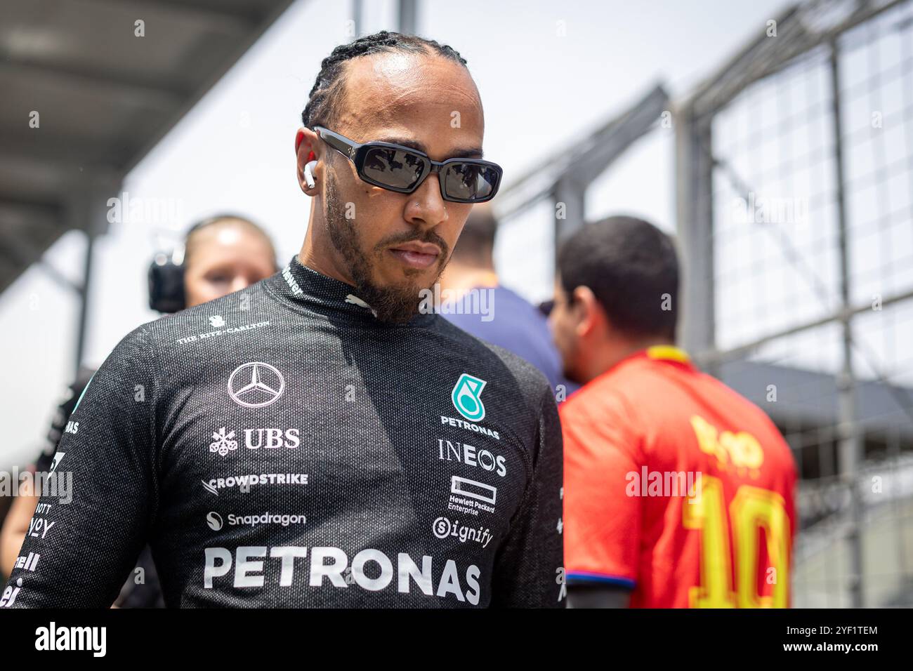 Lewis hamilton interlagos f1 2024 grid hi-res stock photography and ...