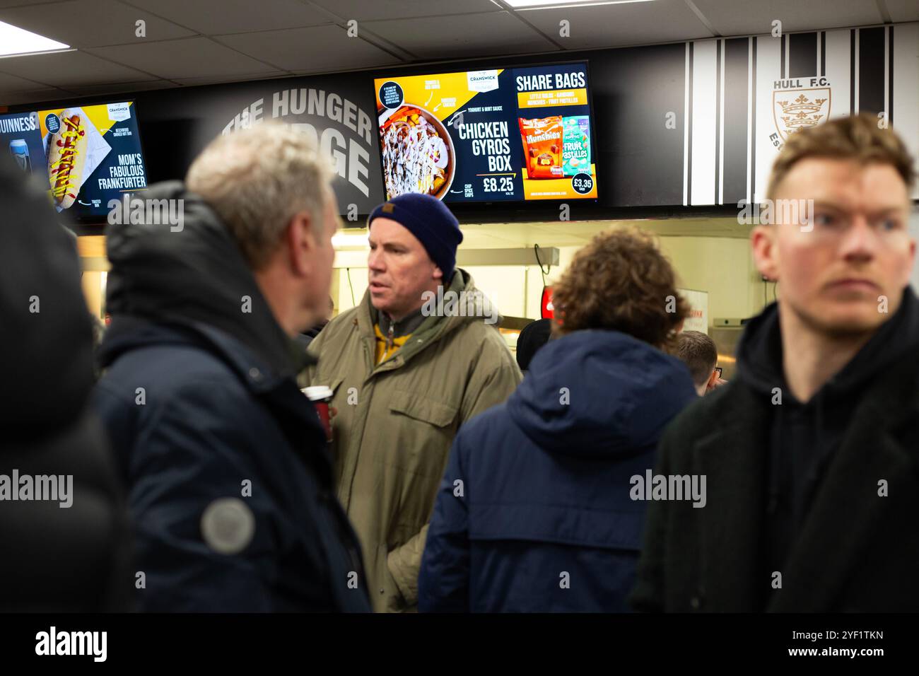 Butter Chicken and chips on sale at Hull City football club ( known as ...
