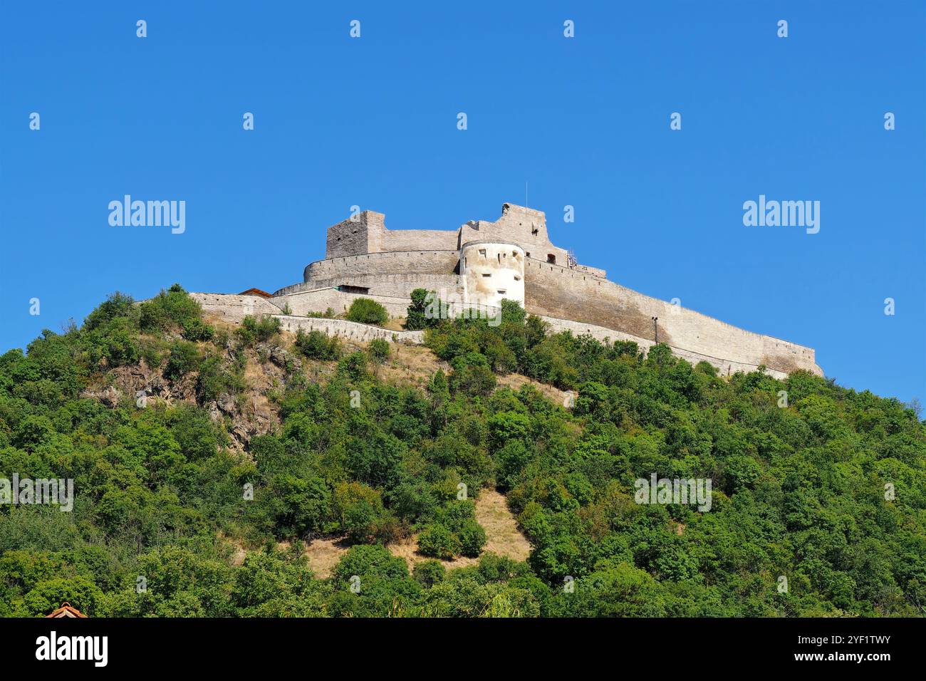 the old famous castle Diemrich in Deva, Romania Stock Photo - Alamy