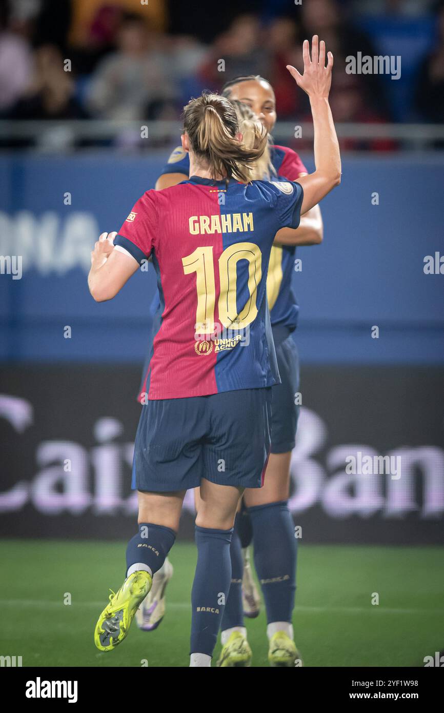 Caroline Graham Hansen (FC Barcelona) seen during a Liga F match ...