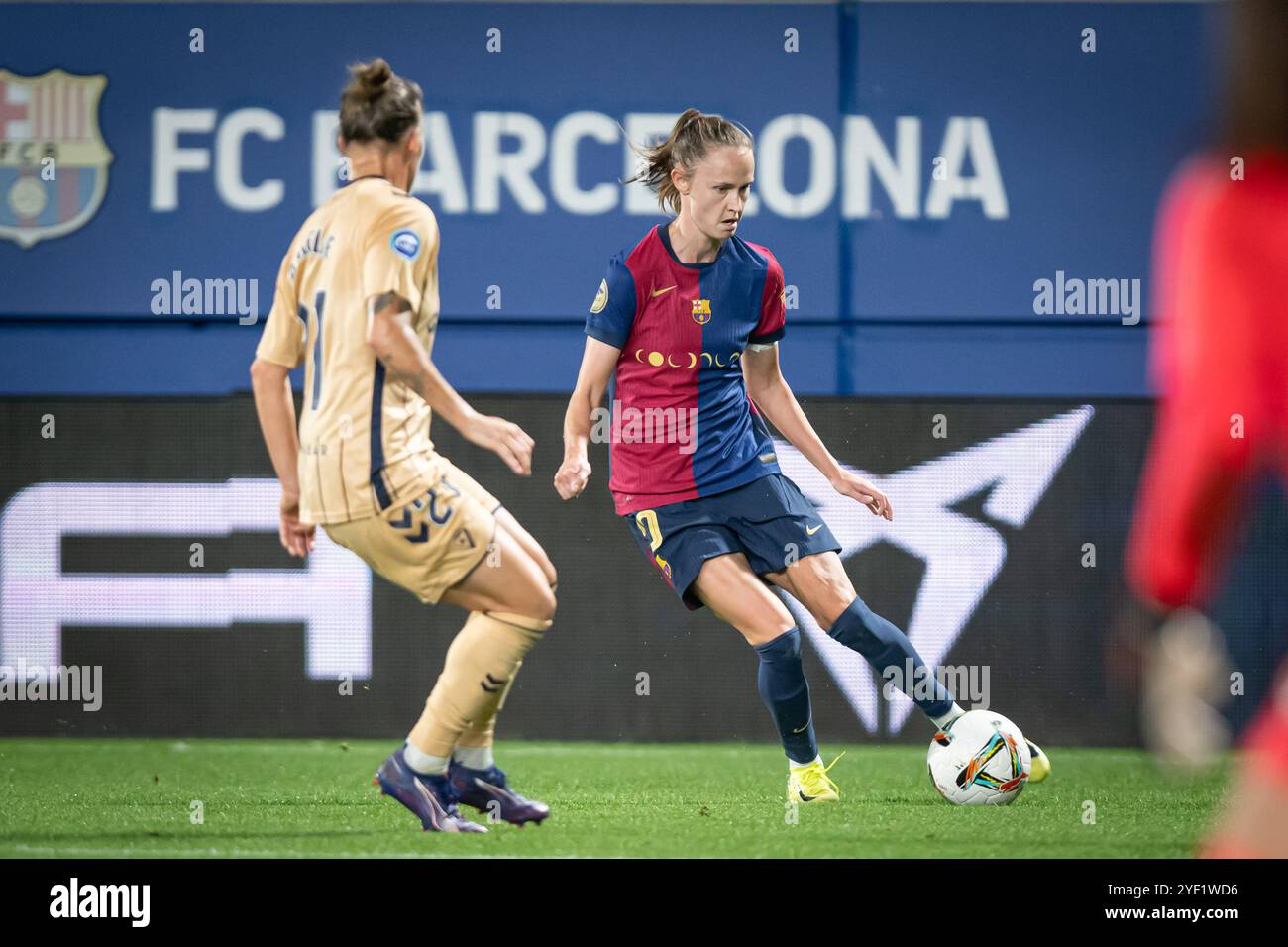 Caroline Graham Hansen (FC Barcelona) seen during a Liga F match ...