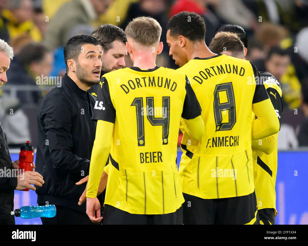 coach Nuri SAHIN (DO) gives instructions, left to right coach Nuri ...