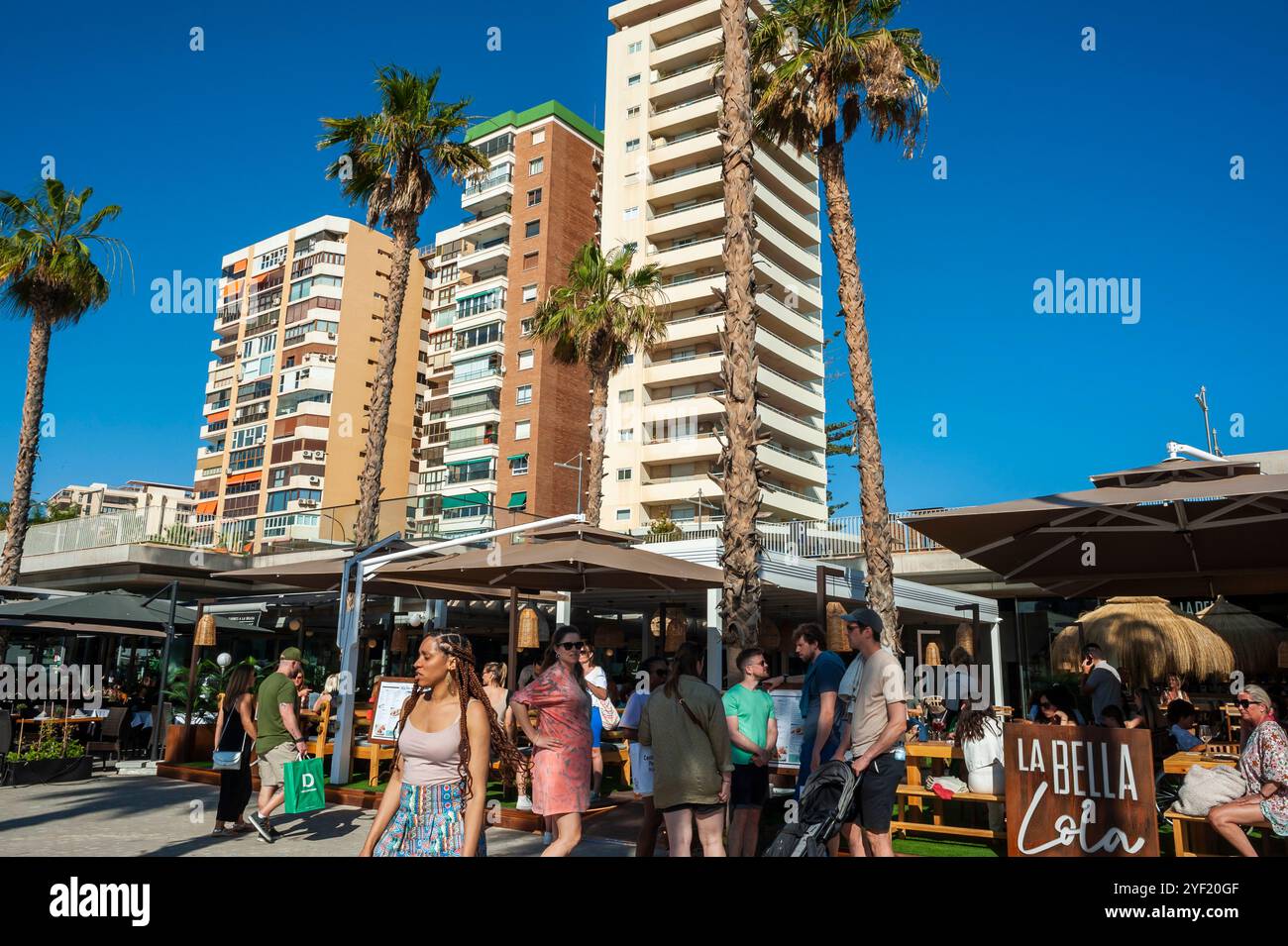 Malaga, Spain, Crowd of People, Tourists, Walking, Street Scenes, Local ...