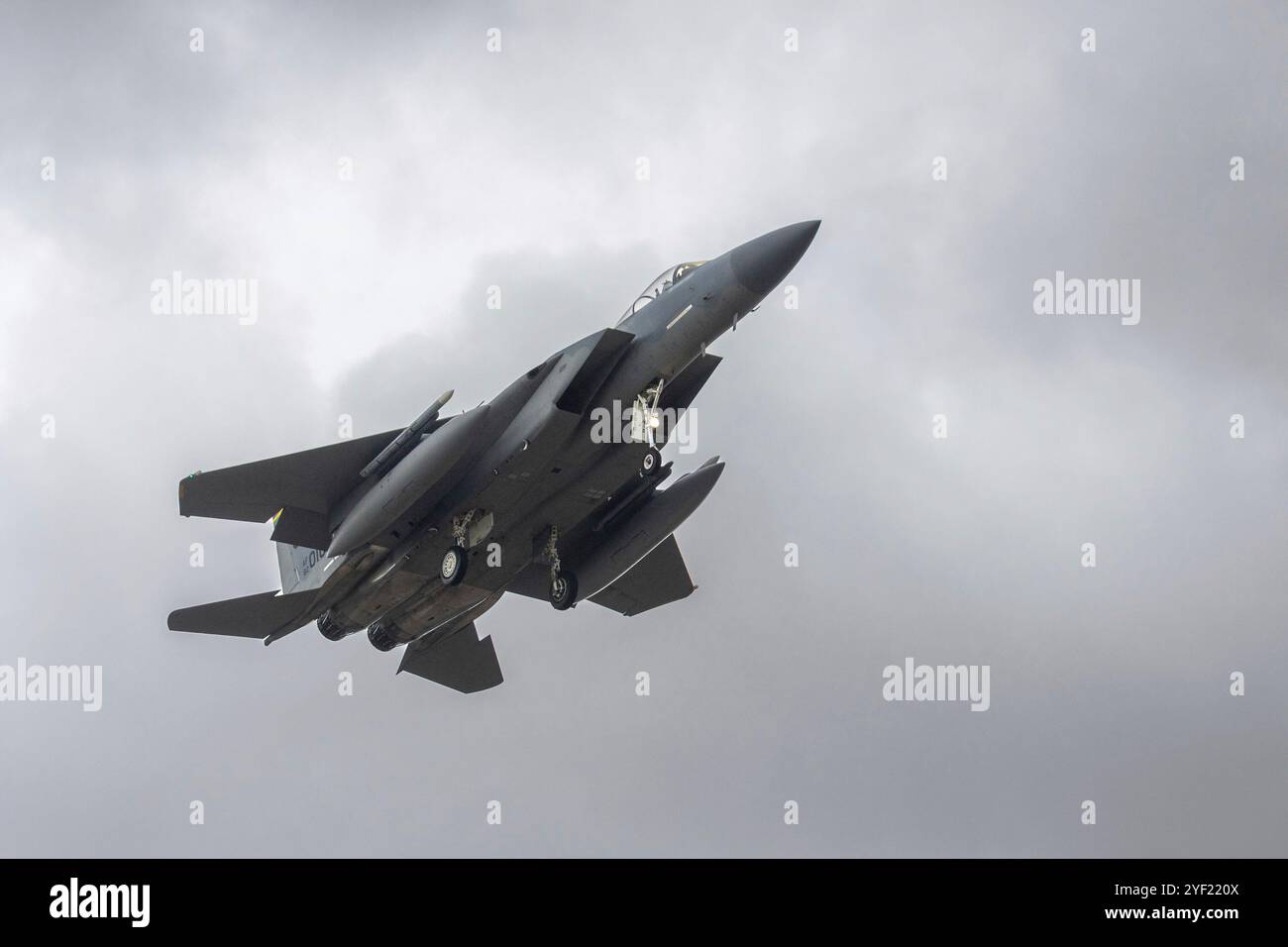 - NATAL - 11/02/2024 - NATAL, F15 FIGHTERS IN MILITARY EXERCISE - Military aircraft, model F15 ...