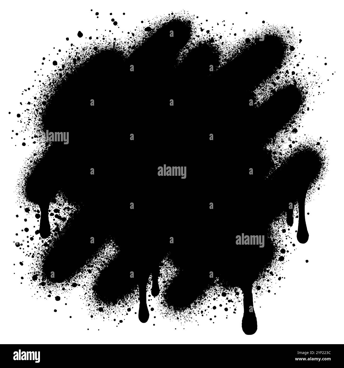 Splatter art silhouettes Cut Out Stock Images & Pictures - Alamy