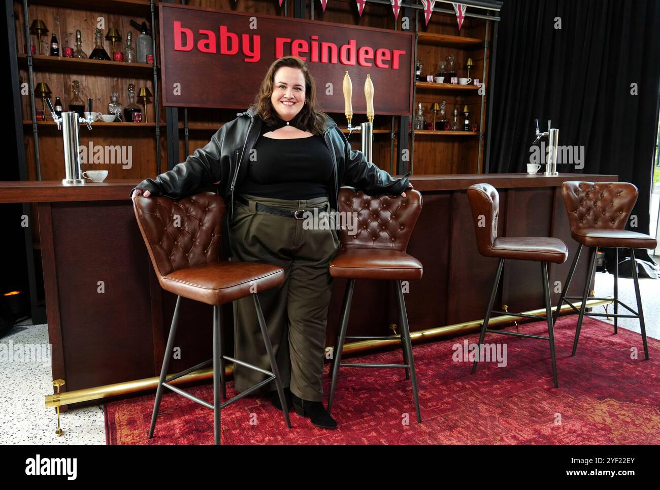 Jessica Gunning arrives at an FYC screening of "Baby Reindeer" on ...