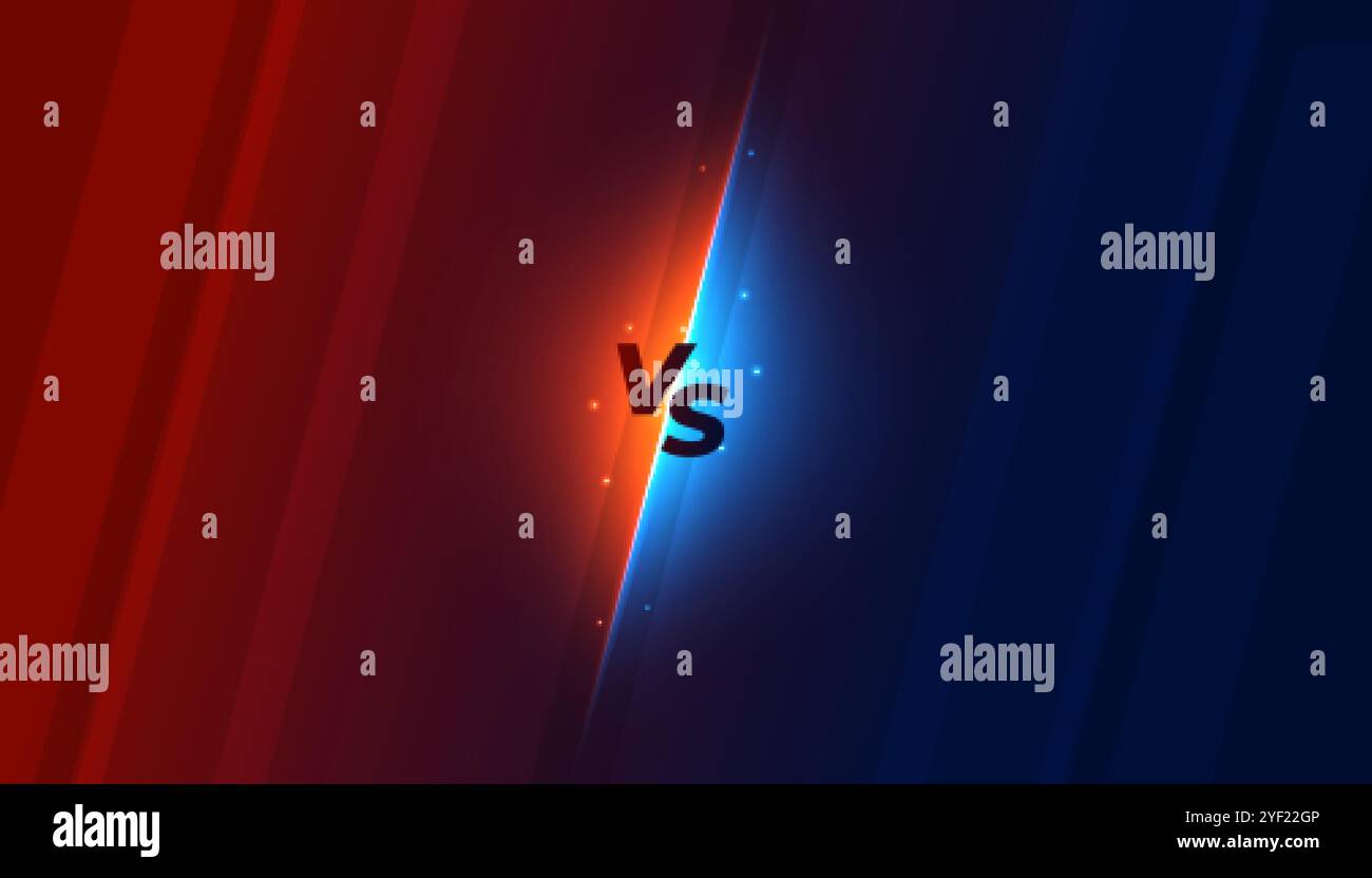 versus vs screen background in shiny style design Stock Vector Image ...