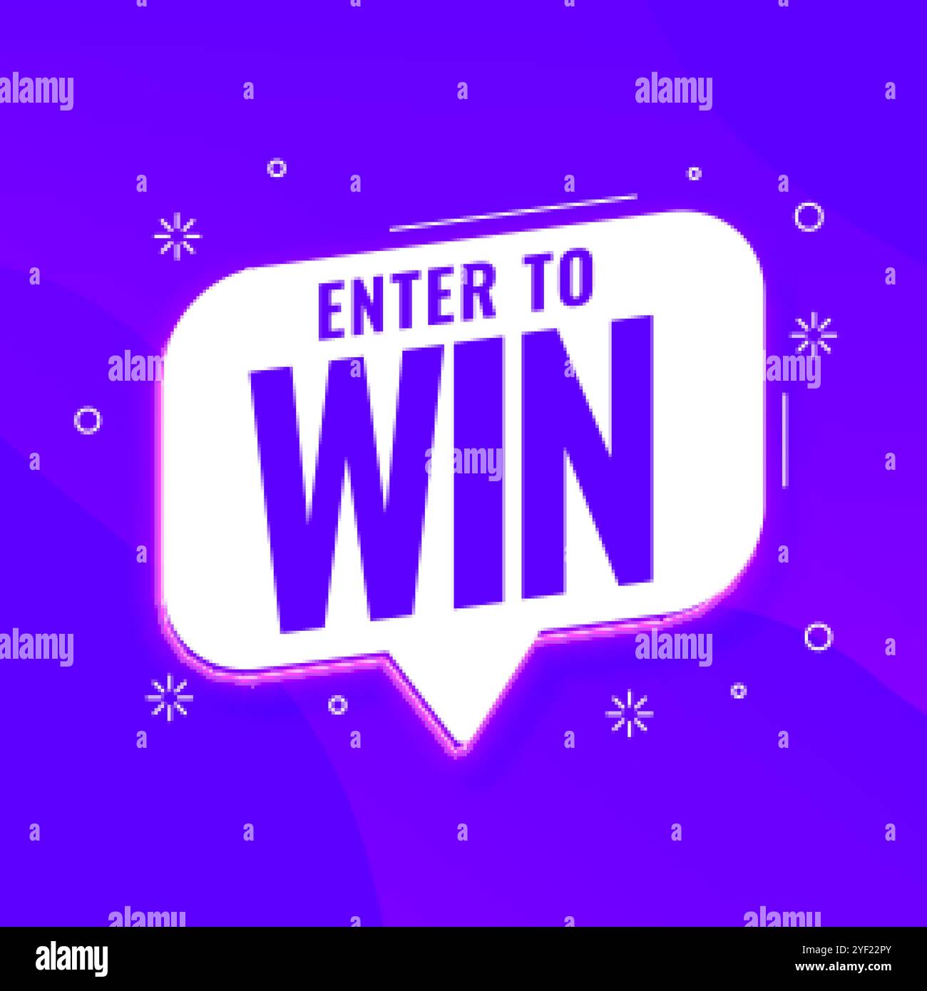 enter to win purple template for promotions Stock Vector Image & Art ...