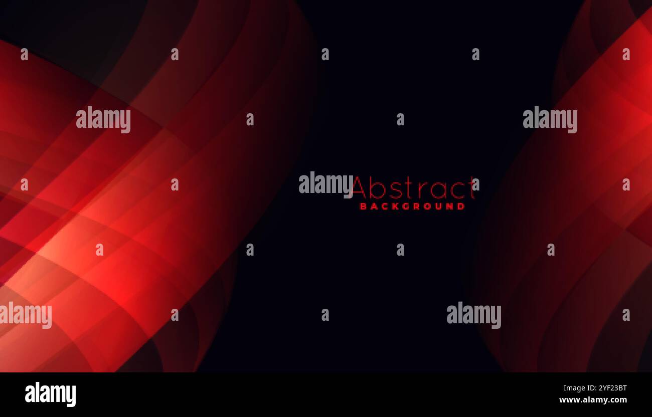abstract red background with curvy line shapes Stock Vector Image & Art ...