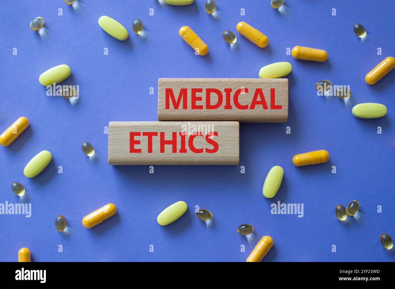 Medical ethics text stethoscope hi-res stock photography and images - Alamy