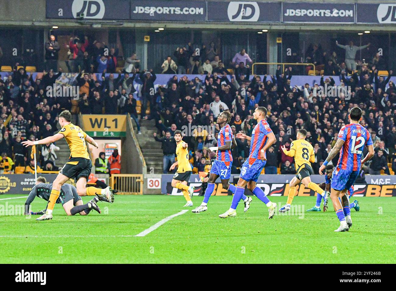 2nd November 2024; Molineux Stadium, Wolverhampton, West Midlands ...