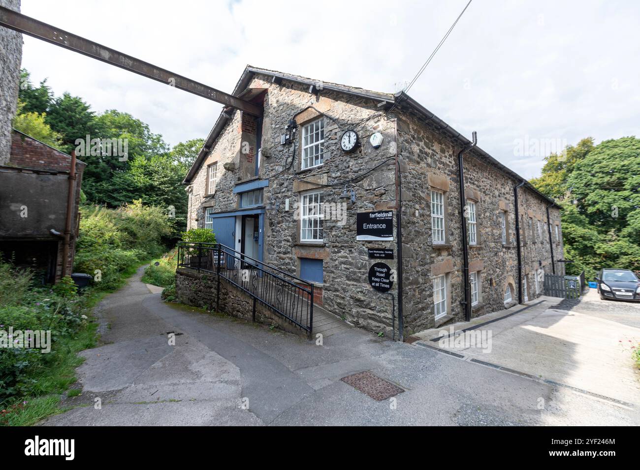 Farfield Mill, Garsdale Rd, Sedbergh, Cumbria, England, UK Stock Photo - Alamy