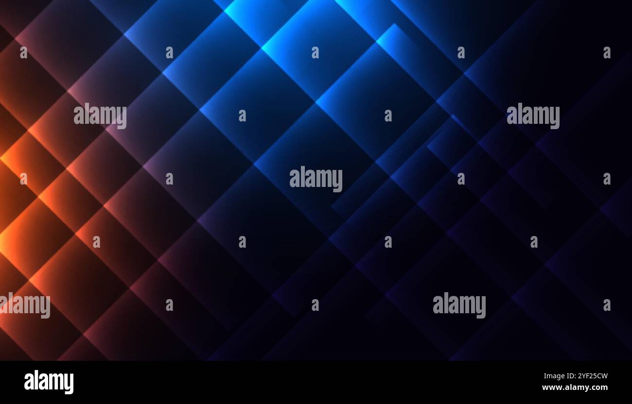 Blue orange neon lines Stock Vector Images - Alamy