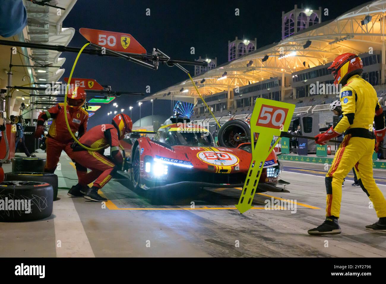 Sakhir, Bahrain. 2nd Nov 2024. Ferrari AF CORSE No.50 Hypercar ...